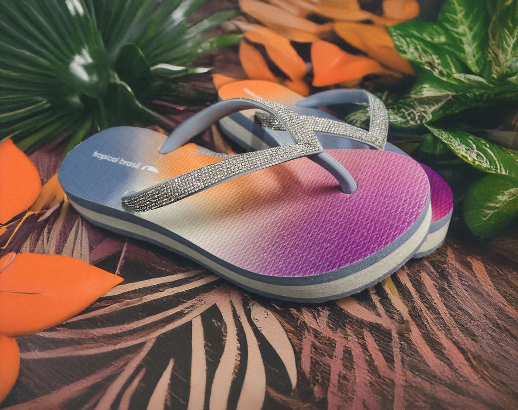 Tropical Brasil USA: Authentic Natural Rubber Sandals